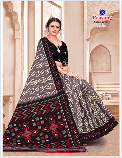 Prasang Cotton Patola 1 Casual Wear Saree Collection