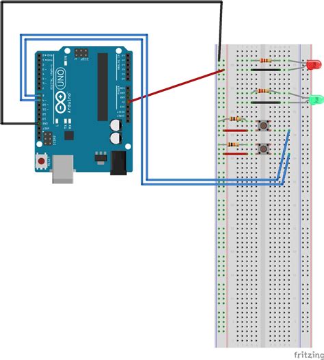 Arduino 2 Button 2 Led 7 Steps Instructables