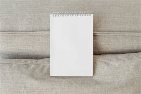 Free Eco Open Notebook Mockup Mockupbee