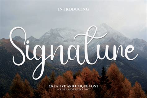 Signature Font Dafont Com