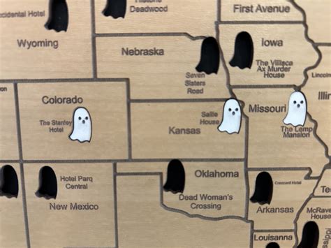 Haunted America Most Haunted Places In Every State Travel Map