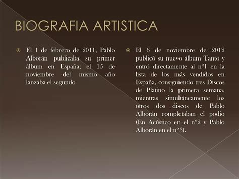 Biografia De Pablo Alboran PPT