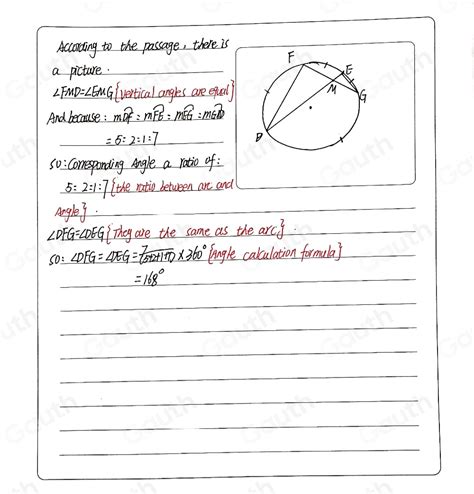 Solved 8 In The Diagram Below Of Circle O Chords Overline Df Overline De Overline Fg And