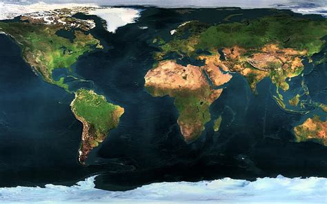 緑と青の国地図絵画、 世界、 Hdデスクトップの壁紙 Wallpaperbetter