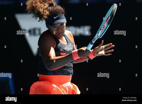 Japanese Naomi Osaka Wta 3 Pictured In Action During A Tennis Match