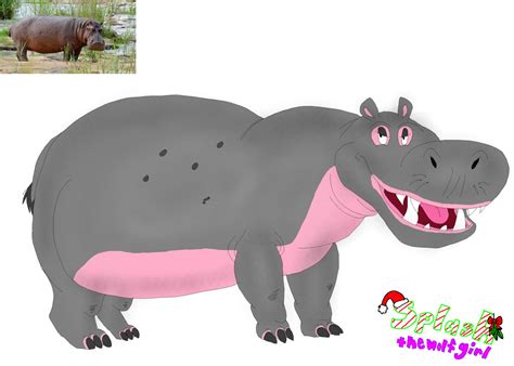Hippopotamus By Splashthewolfgirl On Deviantart