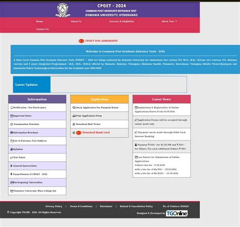 Cpget Open Certificate Varification Registration Window Apply Now