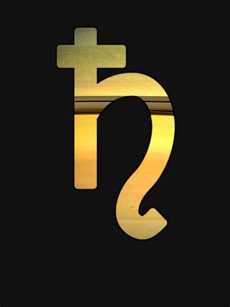 Saturn Astrological Symbol T Shirt By Bigbadbear Redbubble