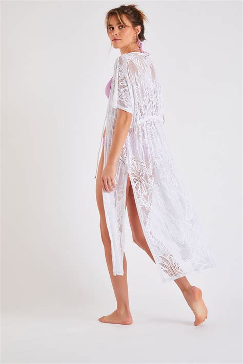 Witte Beachwear Jurk Elvie Cocobeach Banana Moon®