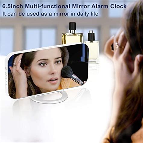 Szelam Digital Alarm Clock Led And Mirror Clocks Large Display With