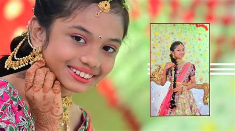 Rushitha Half Saree Promo Youtube