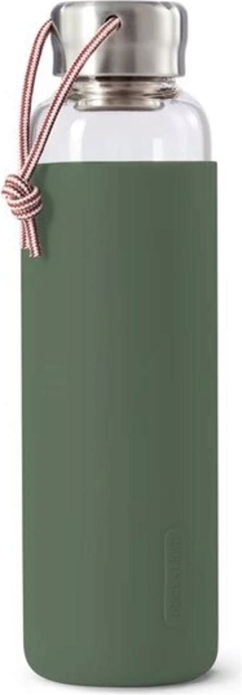 Black Blum Glas Wasserflasche Piccantino Onlineshop Deutschland