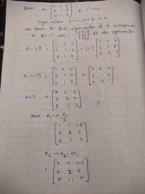 [solved] 1 2 3 the ode system x ax where a 0 1 0 has eigenvalues