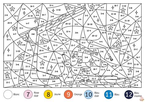 Explorer Lunivers Du Coloriage Magique Ce1 Activités Ludiques Et