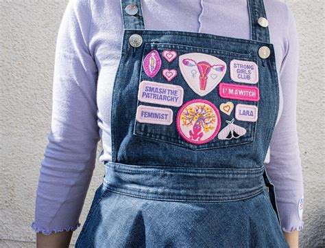 Feminist Empowerment Machine Embroidery Patch Design Instant Etsy