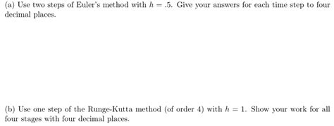 solved consider approximating the value of y 1 where y is
