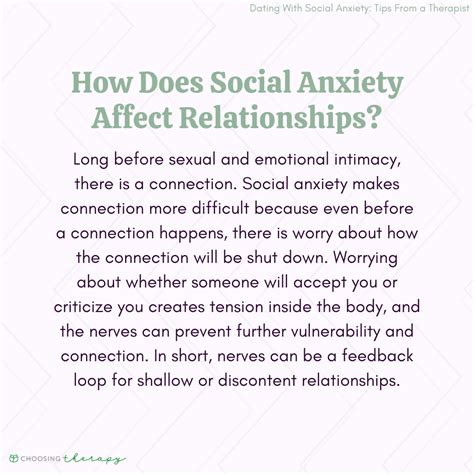 How To Date With Social Anxiety