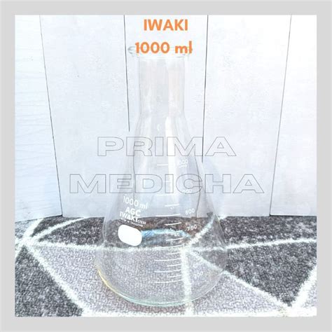 Jual Erlenmeyer 1000 ML Erlenmeyer 1 Liter Shopee Indonesia