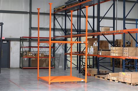 72x72x72 Pallet Rack Frame For Portable Stacking