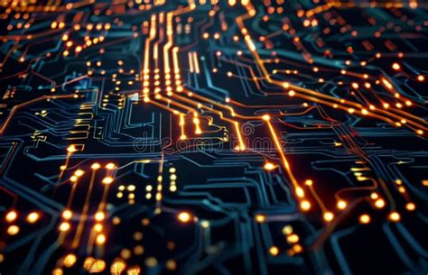 Circuit Board Concept Of Artificial Intelligence Virtual Reality Data Programming Technology