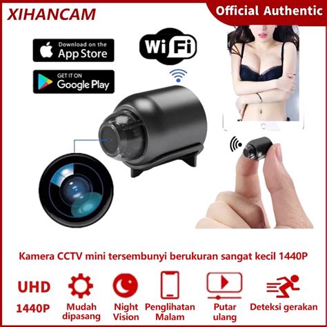 Jual Diskon XIHANCAM 5MP Ip Camera Cctv Mini Tersembunyi Spy Camera Mini Wifi Wireless Camera ...