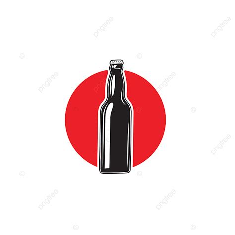 Bottle Logo Silhouette Png Free Bottle Logo Design Vector Symbol