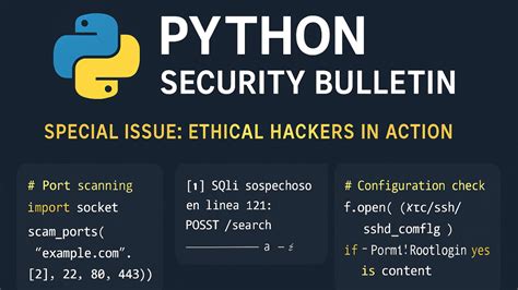 roles del hacker Ético y cómo potenciarlos con python