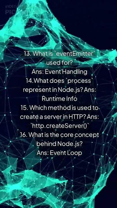 Mostly Asked Questions Of Nodejs With One Word Answer Cse Placements