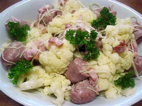 Recette De Chou Fleurs Aux Saucisses De Toulouse