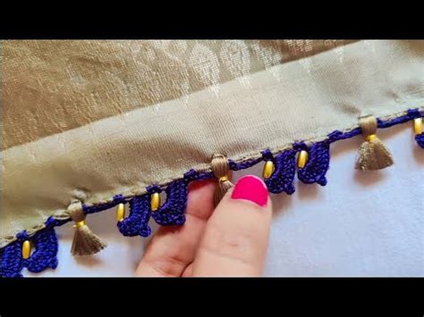 Simple Saree Kuchu One Hour Kroshakuchu Sareekuchu Simple Kuchu