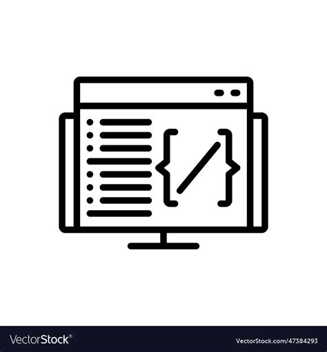 coding royalty free vector image vectorstock