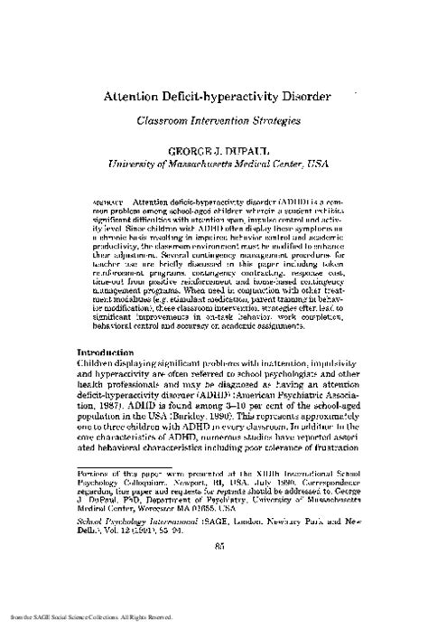Pdf Attention Deficit Hyperactivity Disorder Classification Based On Deep Learning