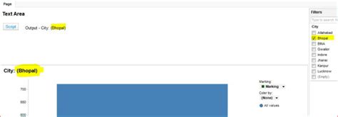 How To Pass Filter Value Into Visualization Title Using Ironpython Script In Spotfire