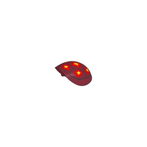 Lego Rounded Shoulder Armor With Red Flowers 21560 Brick Owl Lego