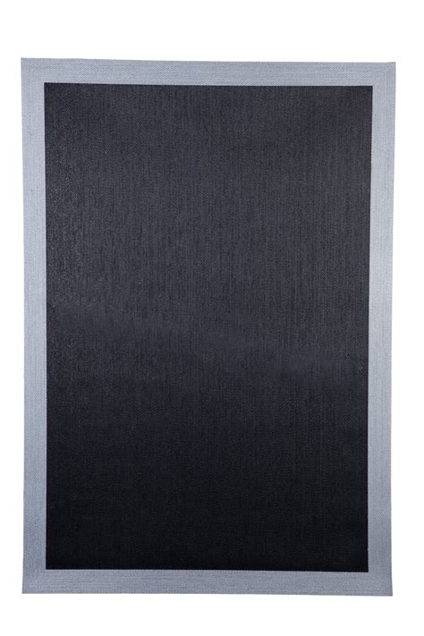 Alfombra Exteriorinterior Pvc Teplon Cenefa Negro 140x200cm Leroy Merlin