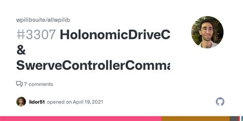 Holonomicdrivecontroller And Swervecontrollercommand · Issue 3307 · Wpilibsuiteallwpilib · Github