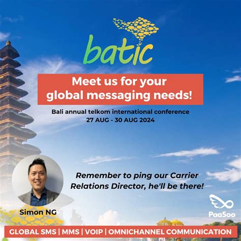 Paasoo On Linkedin Batic2024 Bali Globalmessaging