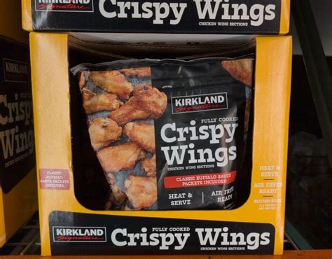 New Product Kirkland Signature Crispy Wings With Buffalo Sauce