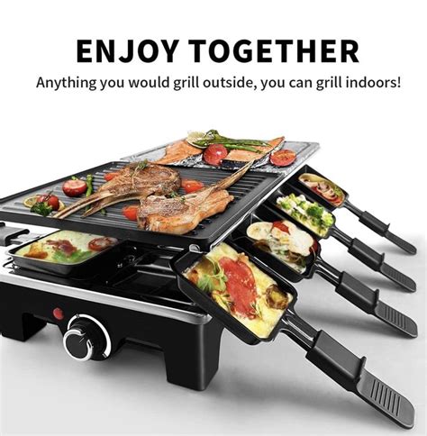 Raclette Table Grill Cusimax Indoor Grill Electric Grill Portable