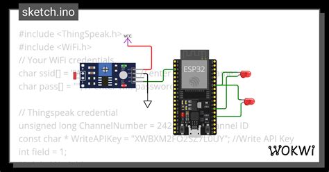 Thingspeak Temp Measurement Wokwi Esp32 Stm32 Arduino Simulator