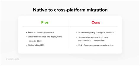 native to cross platform application migration why whenandhow