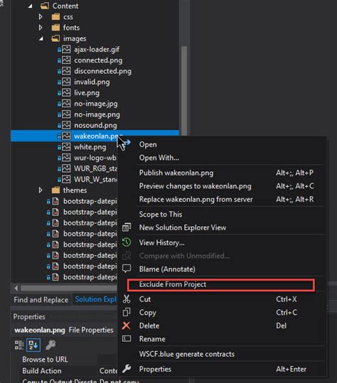 Asp Net Git With Visual Studio Does Strange Things With My Csproj