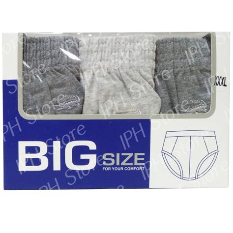 Jual Celana Dalam Underwear Pria Crocodile Big Size Box Isi Pcs Ukuran XXL XXXL