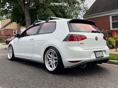 2016 Volkswagen Gti Performance With 18x8 5 Esr Cs15 And Michelin 235x40 On Lowering Springs