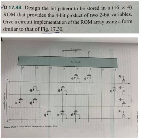 vd 17 43 design the bit pattern to be stored in a 16