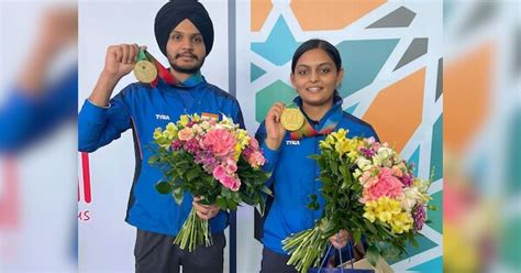 Asian Games 2023 Silver Medal For India In Shooting Sarabjot Singh And