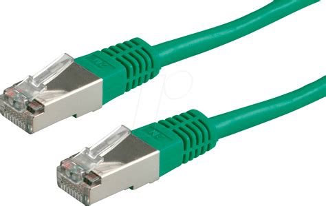 VALUE 21990814 Patch Cable Cat 6 S FTP PIMF Green 1 5m At Reichelt