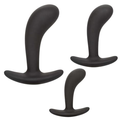 Silicone Prostate Kit 3 Sizes Satin Finish