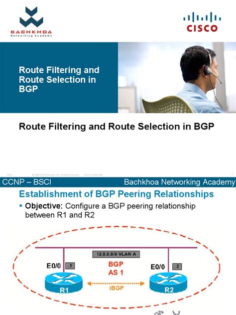 Route Filtering And Route Selection In Bgp Pdf Networking Standards