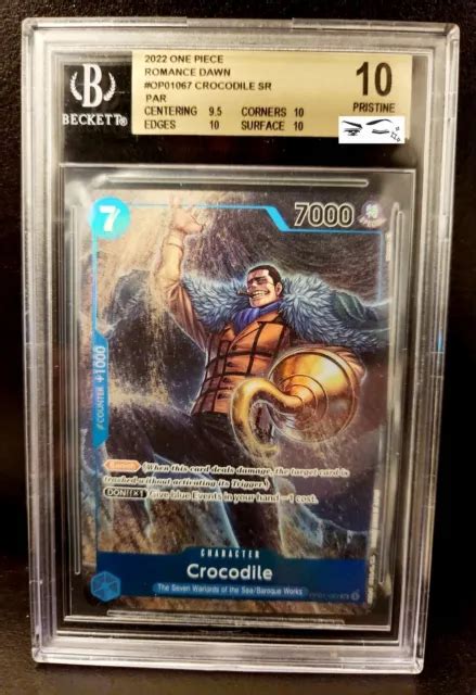 CROCODILE OP01 067 ROMANCE Dawn Parallel Alt Art One Piece TCG